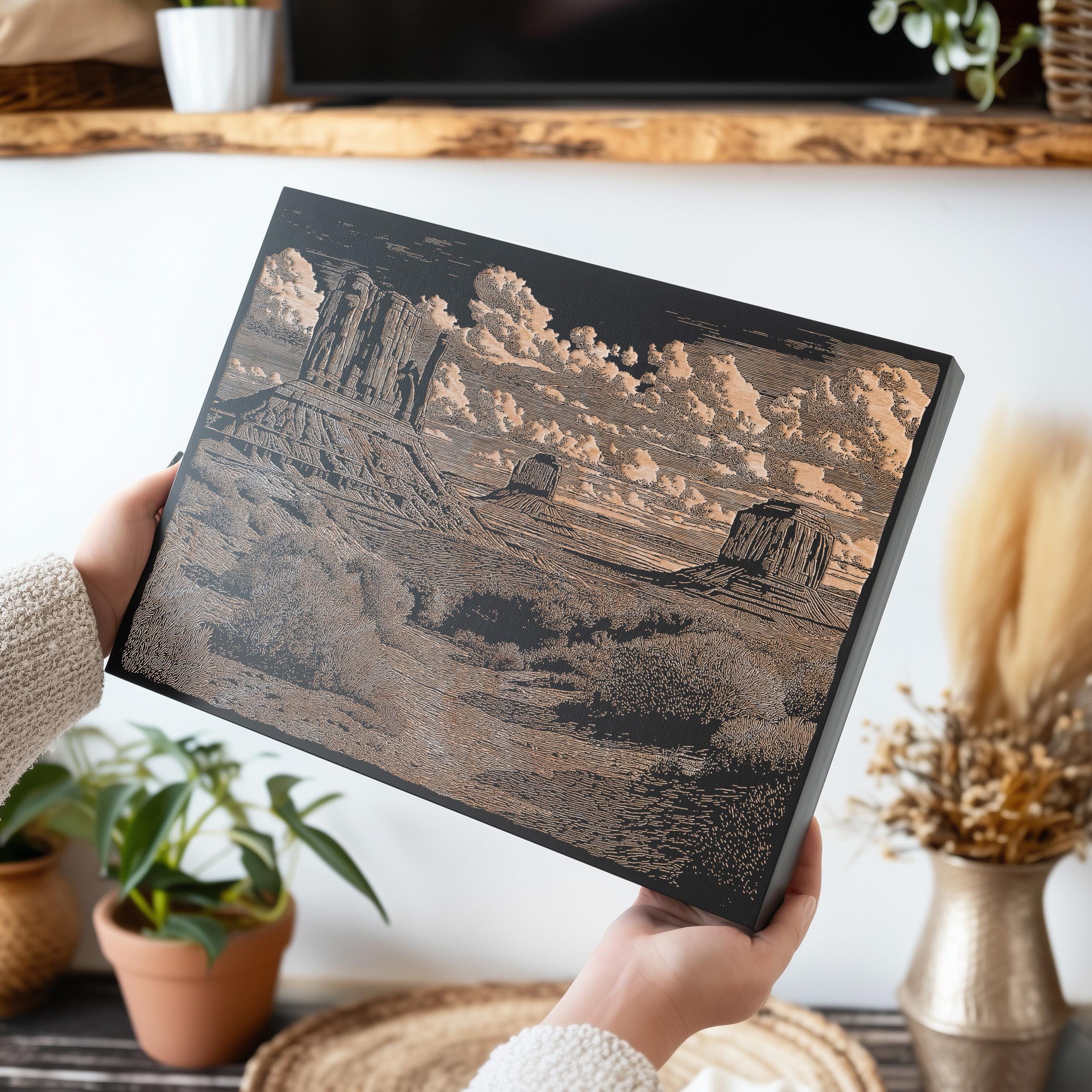 Monument Valley Engraved Illustration – Benoit's Design Co.