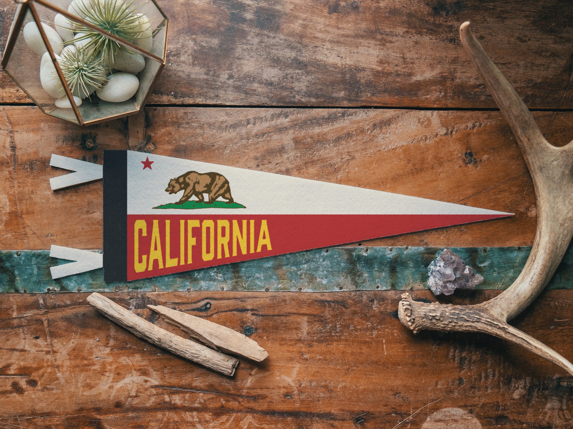 California Felt Pennant – Benoit's Design Co.
