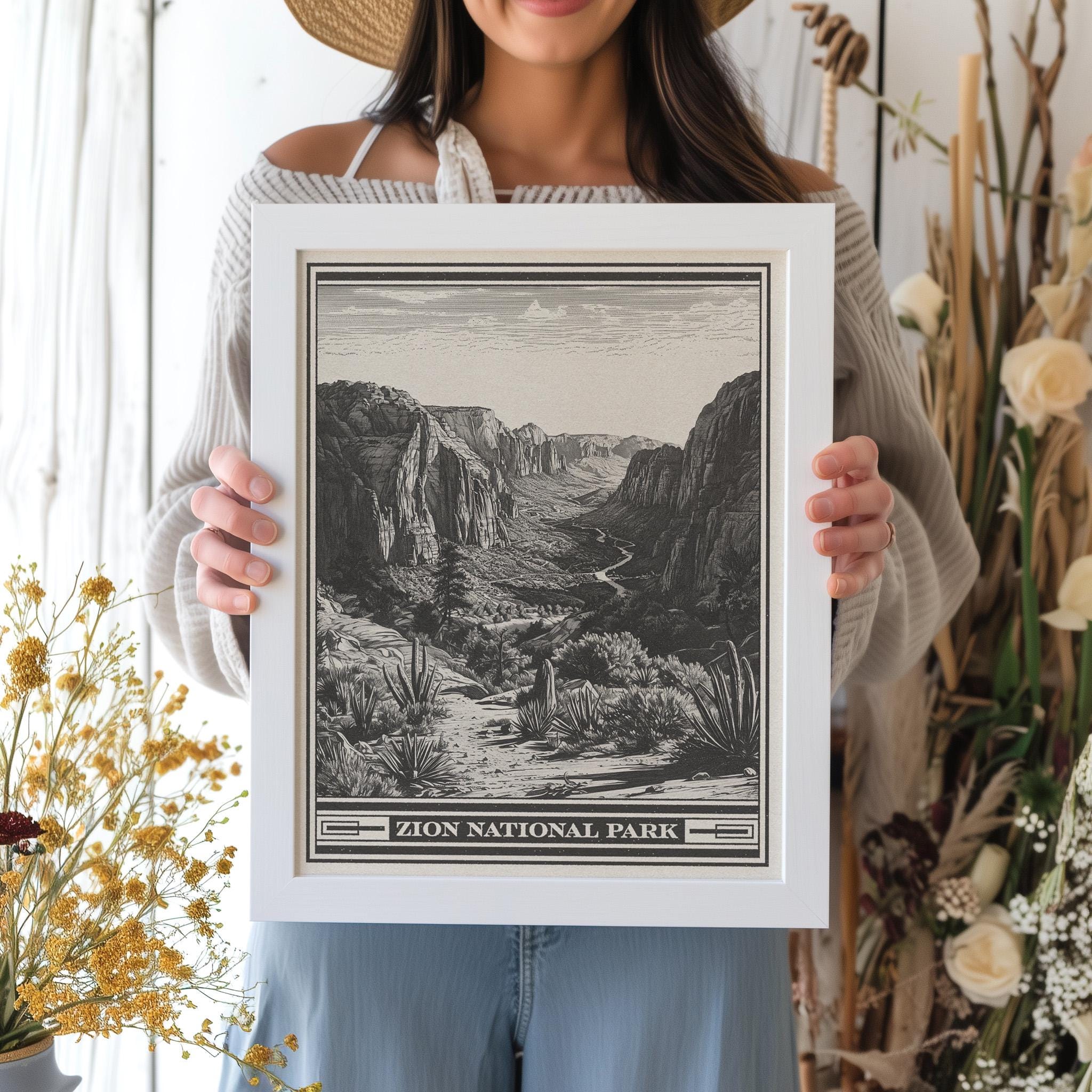 Zion National Park Print – Benoit's Design Co.