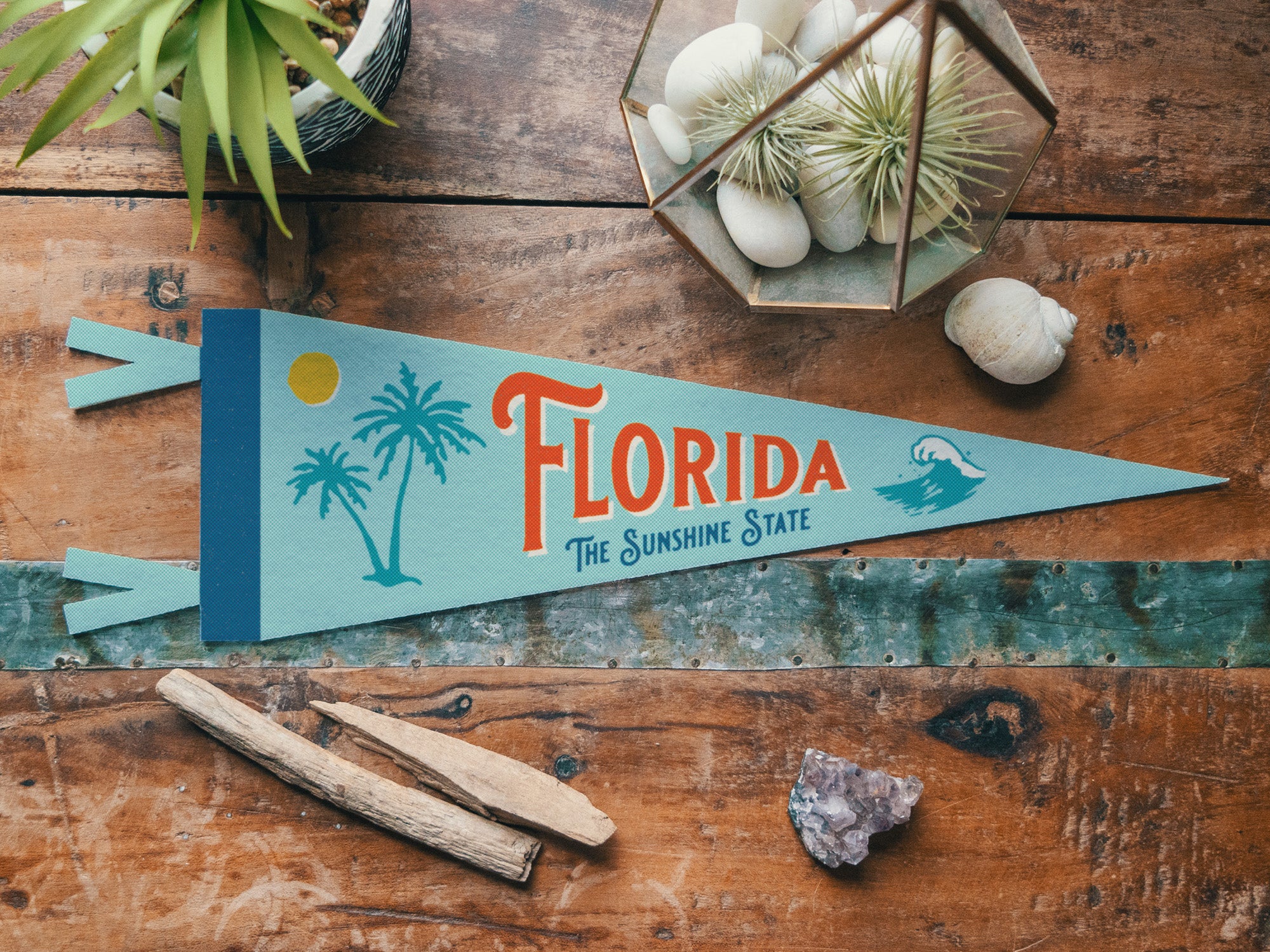 Florida Felt Pennant – Benoit's Design Co.