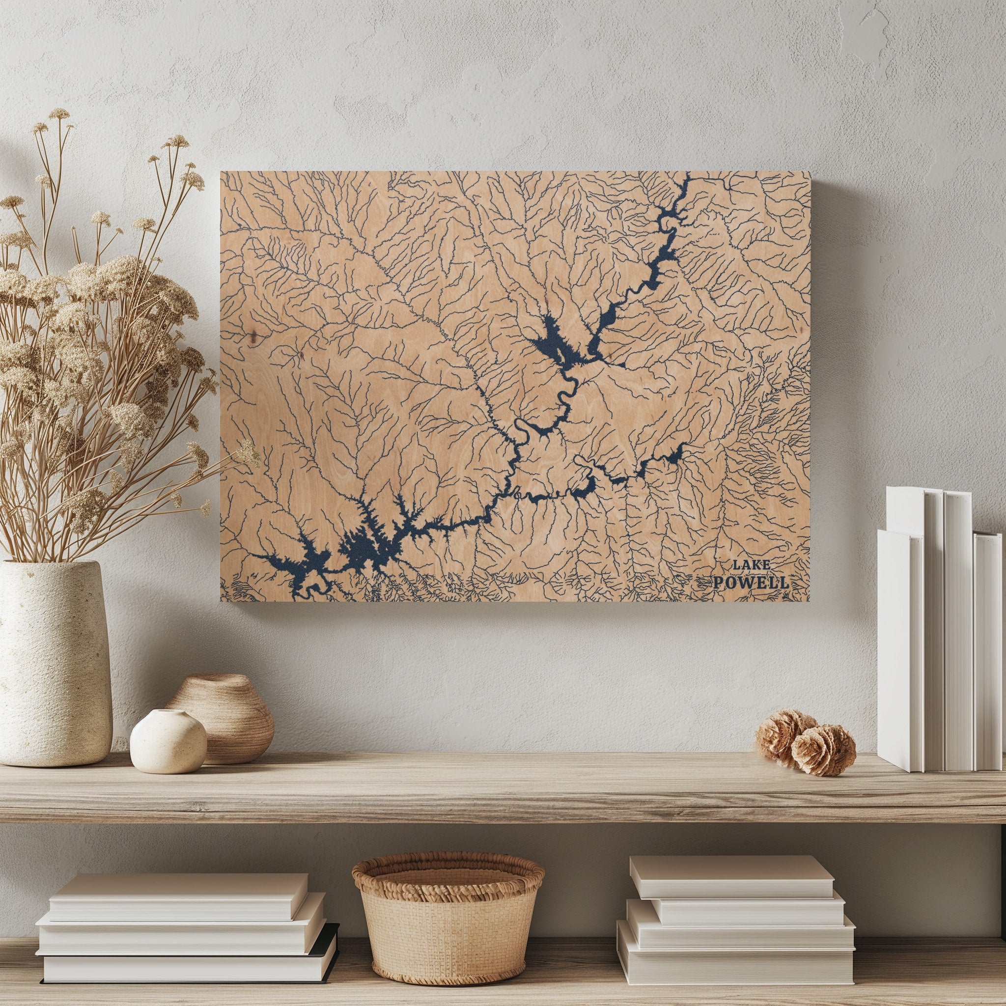Lake Powell, Arizona Lake Map – Benoit's Design Co.