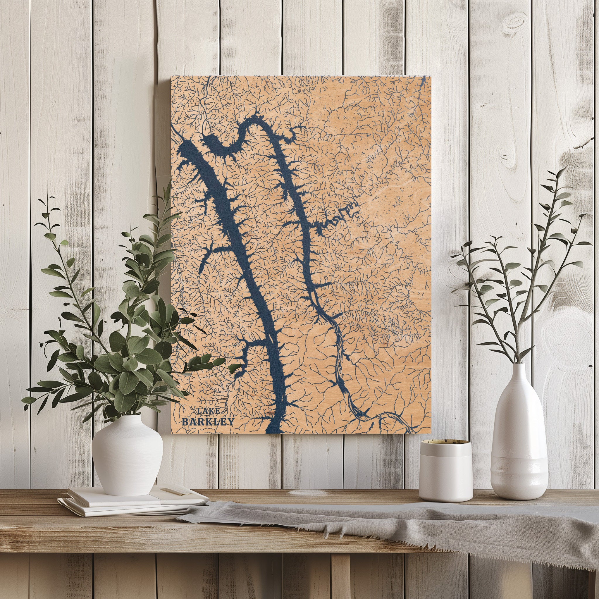 Lake Barkley, Kentucky Lake Map – Benoit's Design Co.