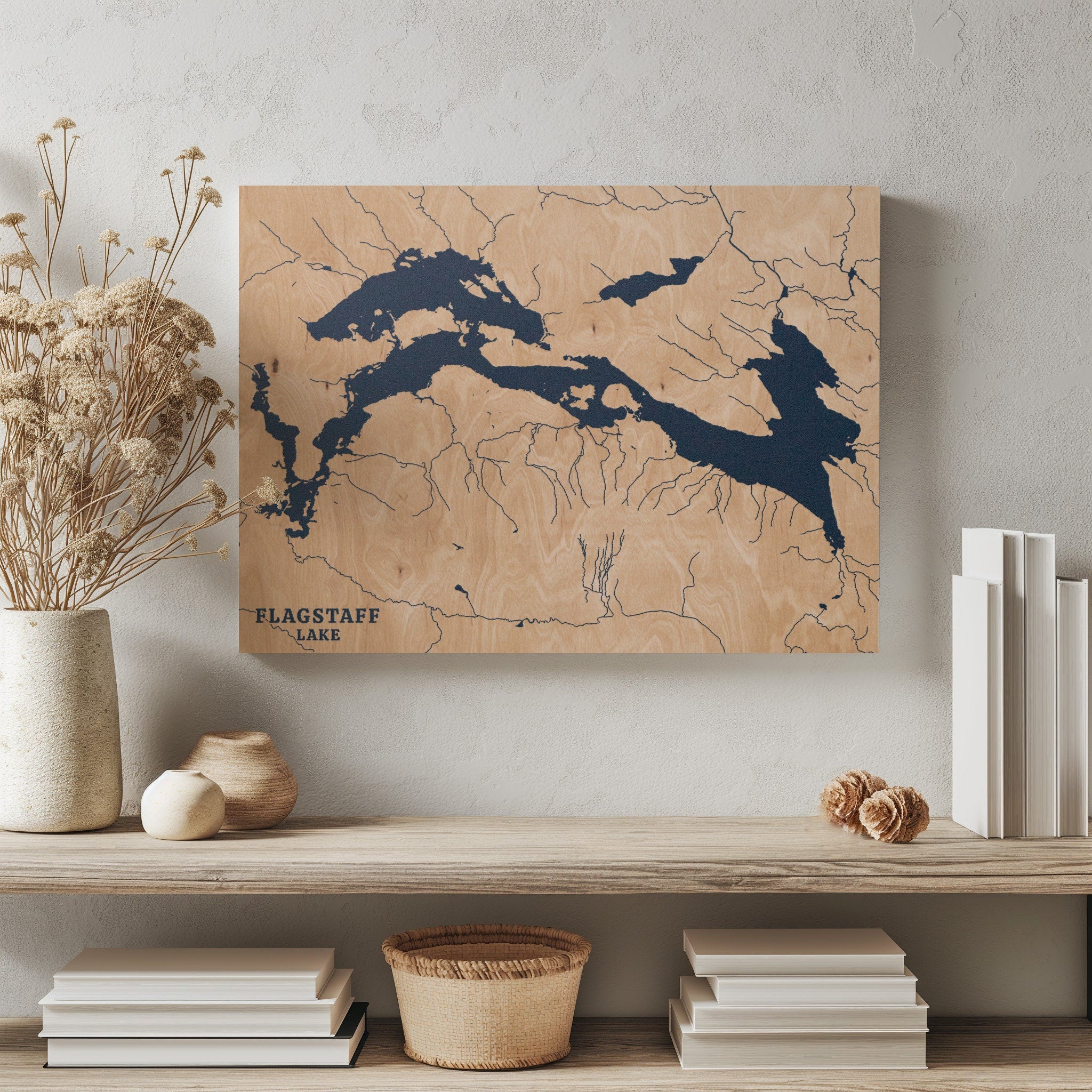 Flagstaff Lake, Maine Lake Map – Benoit's Design Co.