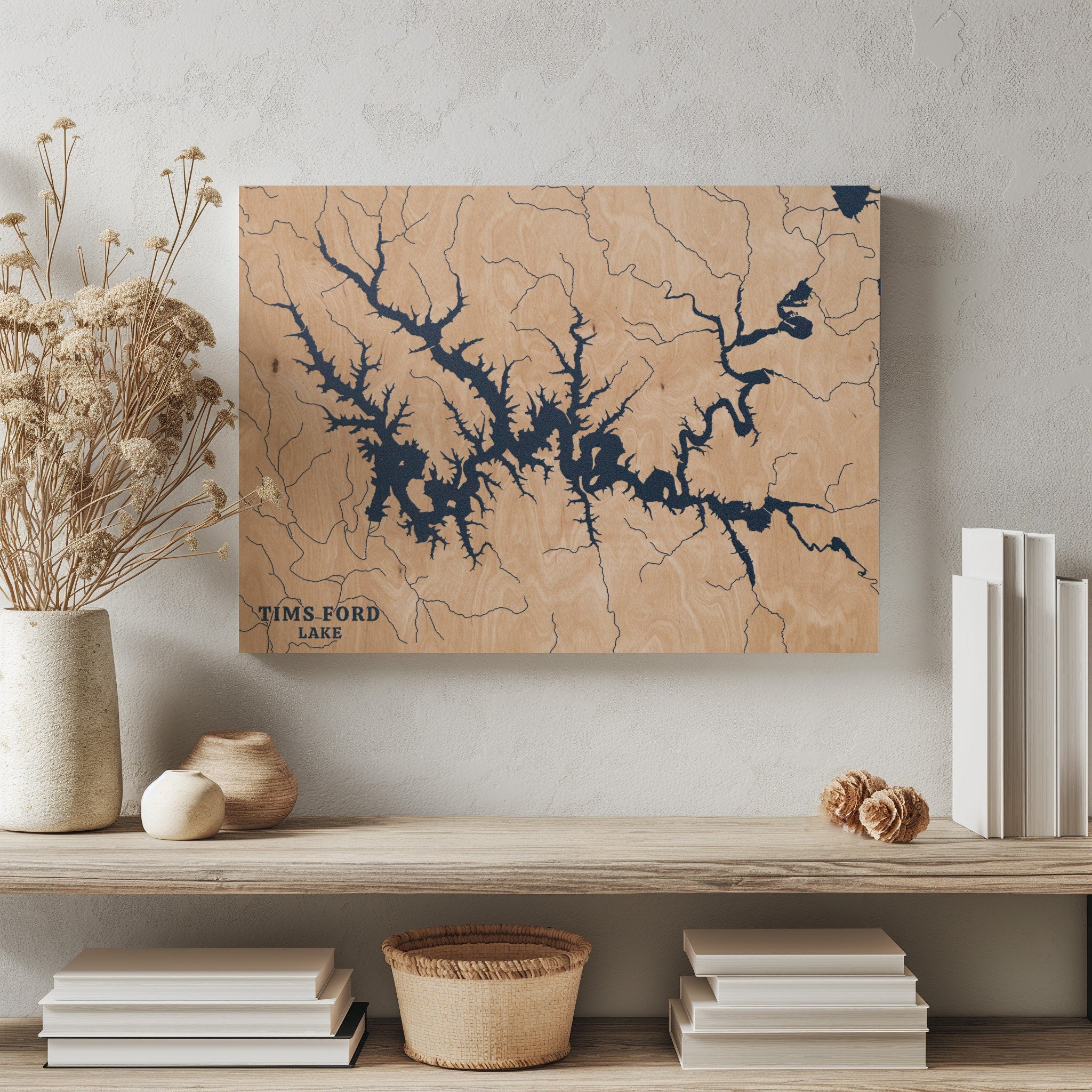 Tim Ford Lake, Tennessee Lake Map – Benoit's Design Co.