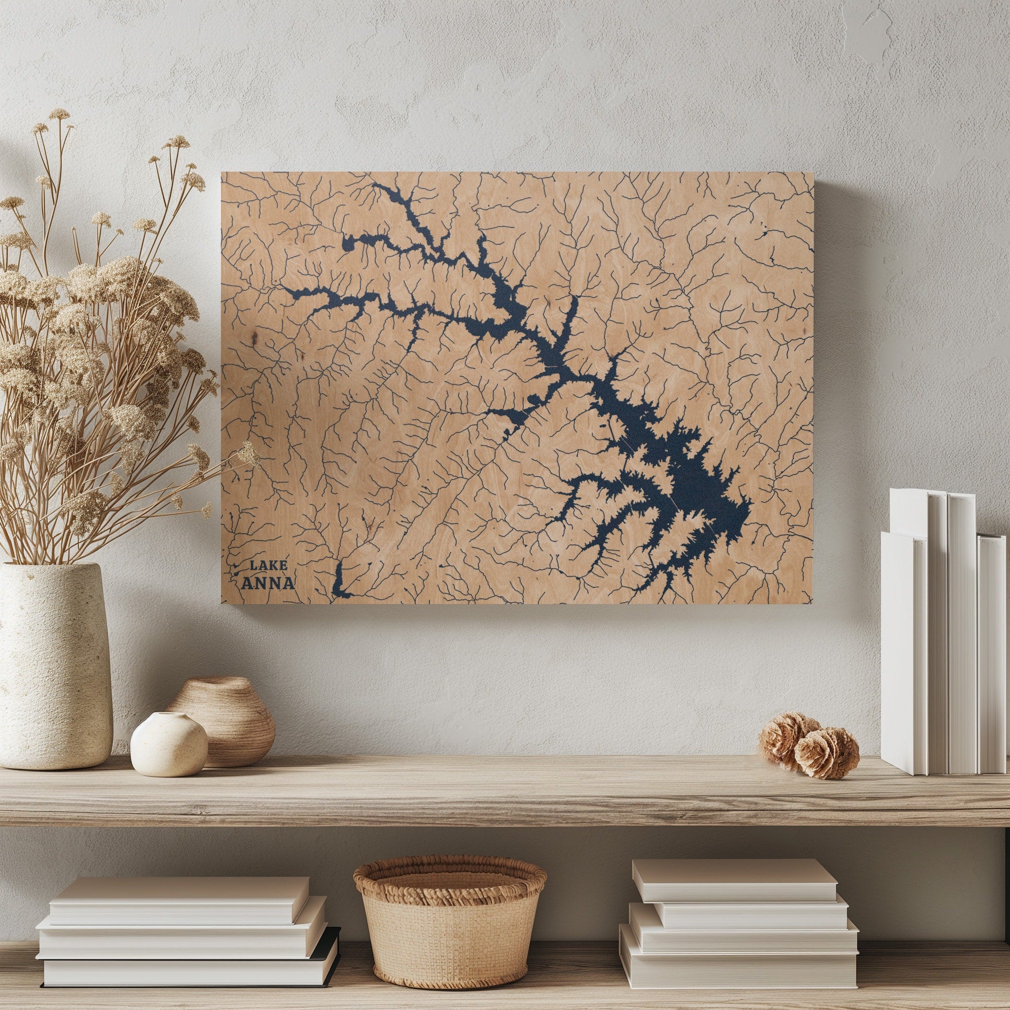 Lake Anna, Virginia Lake Map – Benoit's Design Co.