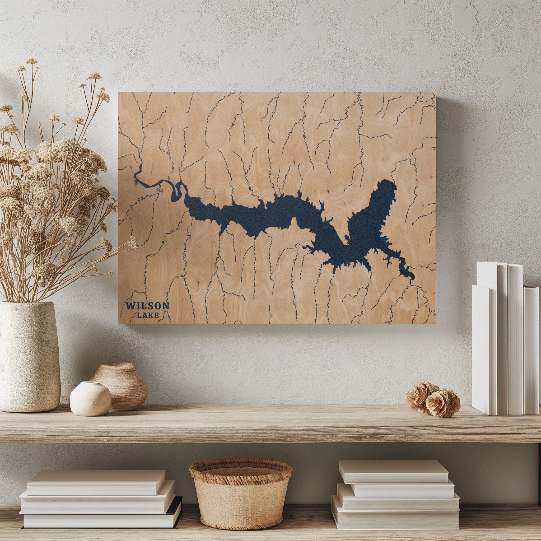 Wilson Lake, Kansas Lake Map – Benoit's Design Co.