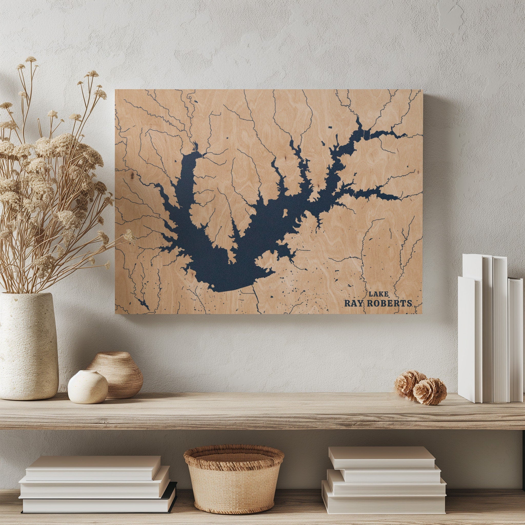 Lake Roy Roberts, Texas Lake Map – Benoit's Design Co.