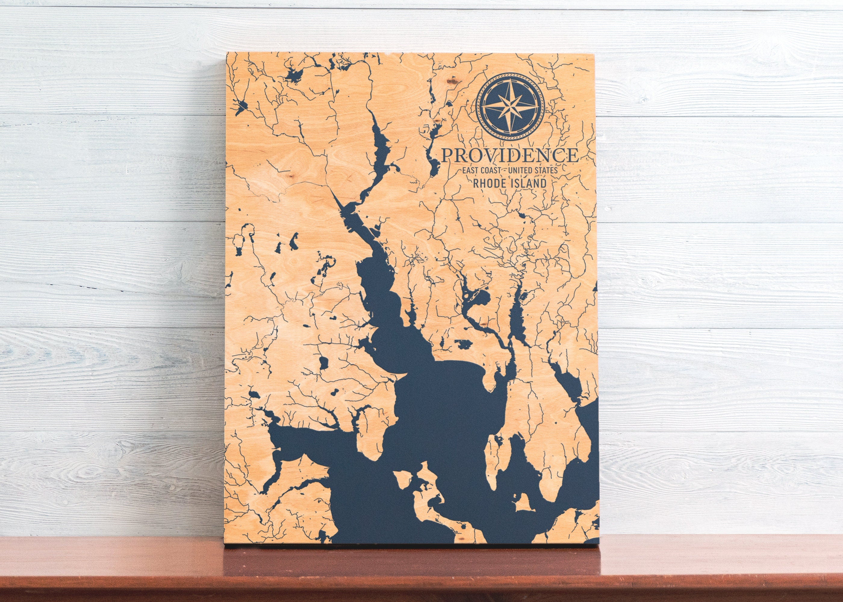 Providence, Rhode Island Map Coast Chart – Benoit's Design Co.
