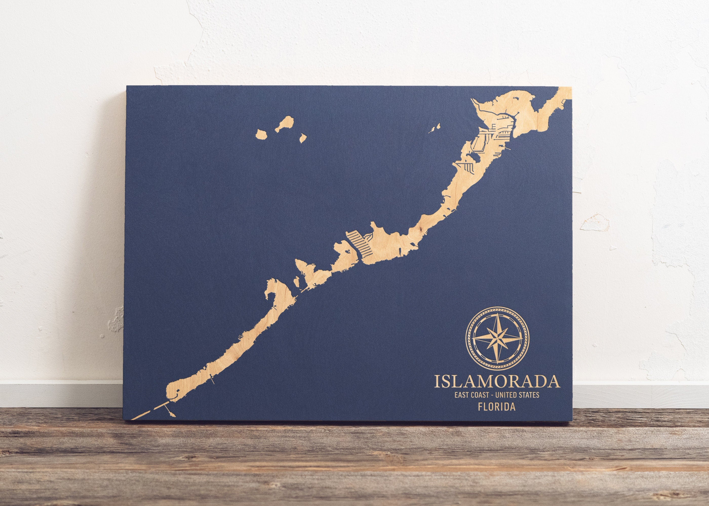 Islamorada, Florida Map Coast Chart – Benoit's Design Co.