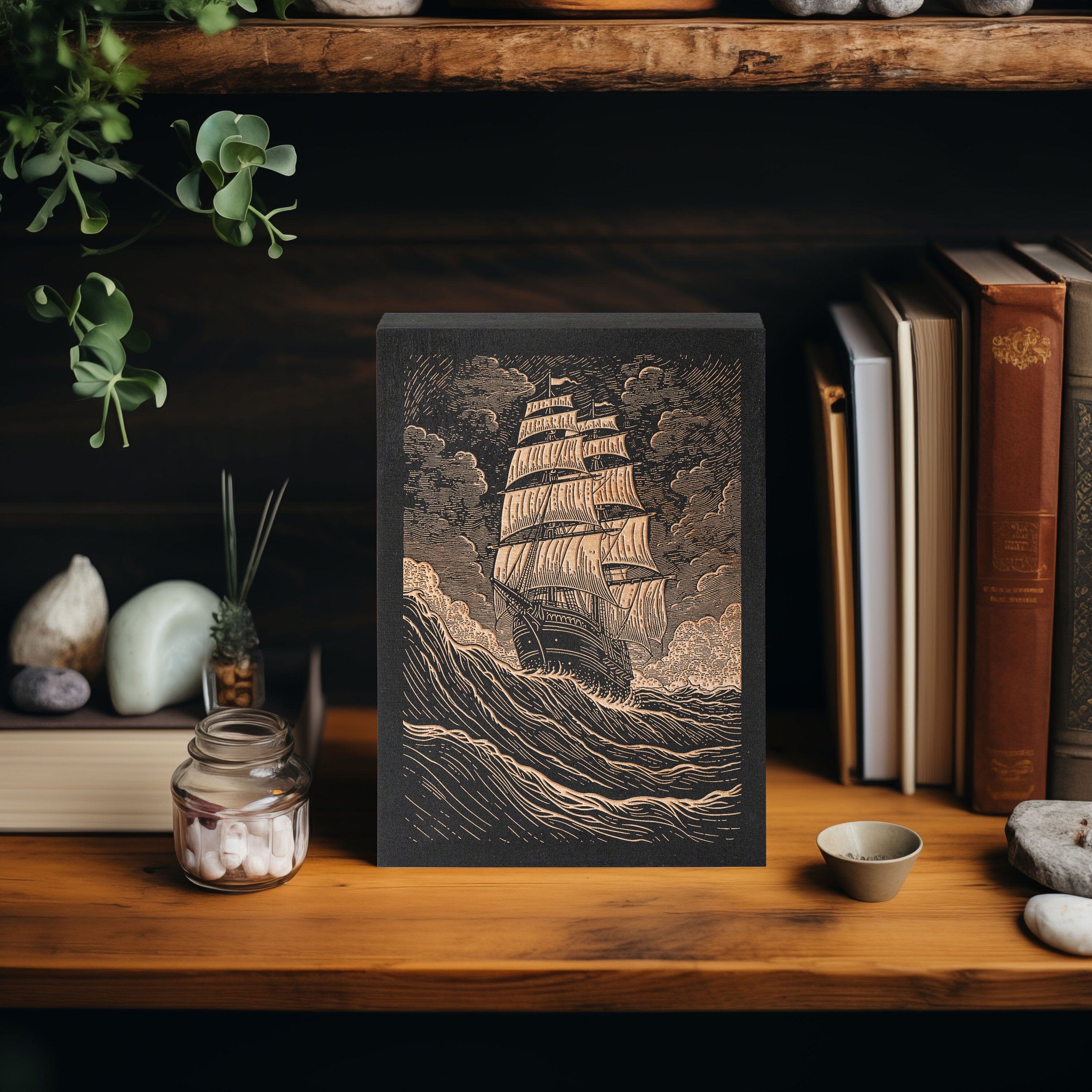 Clipper Ship Engraved Illustration – Benoit's Design Co.